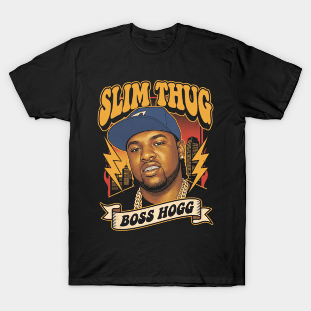 Slim Thug Rapper Big Face - Slim Thug - T-Shirt | TeePublic