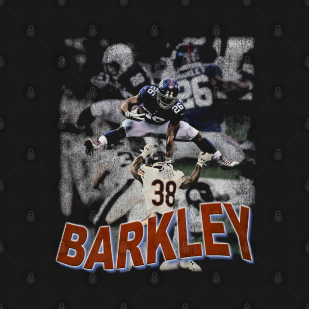 Saquon Barkley Jump - Saquon Barkley - T-Shirt | TeePublic
