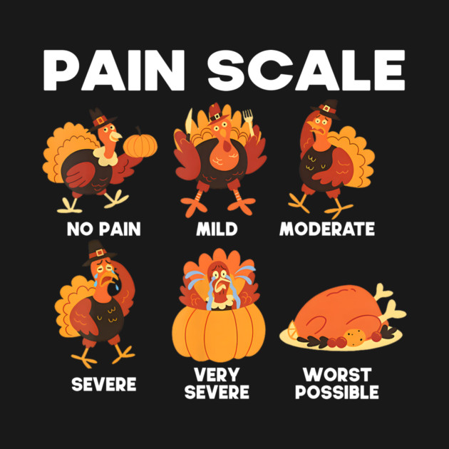 Pain Scale Turkey Pain Assessment Trauma Nurse Thanksgiving - Pain ...