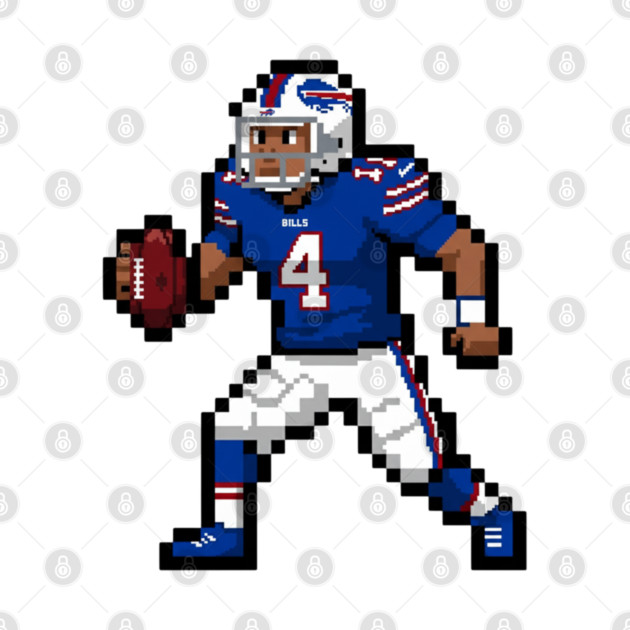 Pixel-James-Cook - Buffalo Bills - T-Shirt | TeePublic