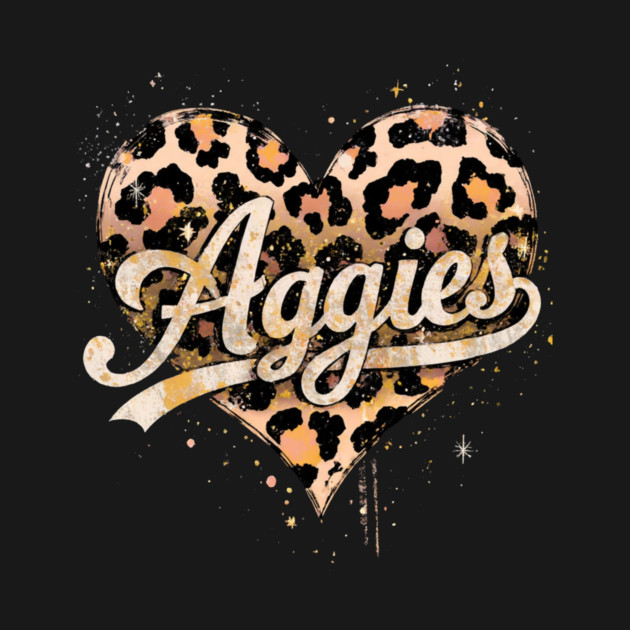 Forever Faithful to the Aggies - Aggies Heart - T-Shirt | TeePublic