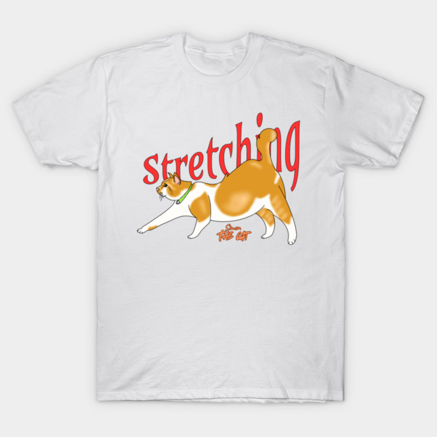 Simon : Stretching - Cat - T-Shirt | TeePublic