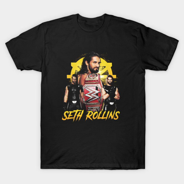 Seth Rollins Retro Bootleg - Seth Rollins - T-Shirt | TeePublic