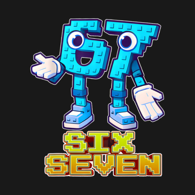 Fun 67 Six Seven 6 7 Italian Brainrot - Meme Birthday Boy - T-Shirt ...