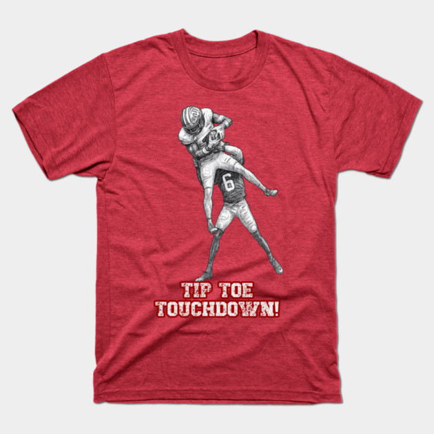 Tip Toe Touchdown - Indiana Football - T-Shirt | TeePublic