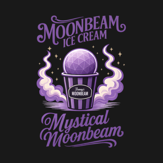 Moonbeam Ice Cream Mystical Magical - Vintage Moonbeam - T-Shirt ...