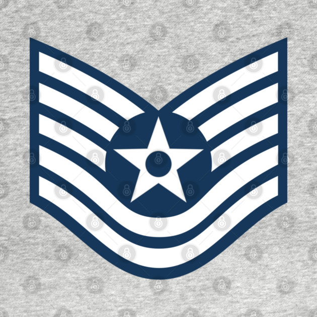 Technical Sergeant TSgt USAF Air Force Rank Stripes - Tsgt - T-Shirt ...