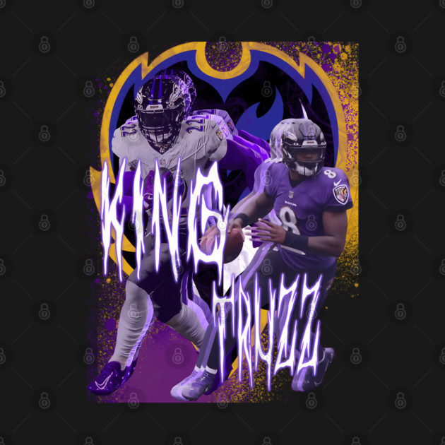 Raven Flock – King Truzz Edition - Baltimore Ravens - T-Shirt | TeePublic