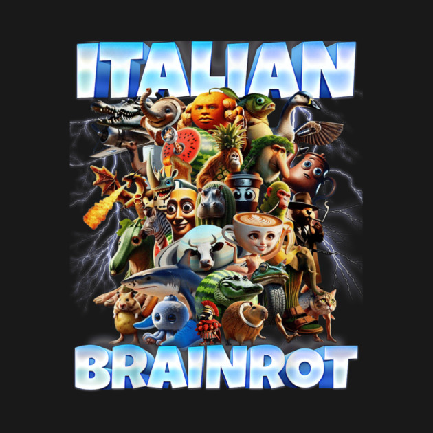 Italian Brainrot Characters Funny Meme Popular Trend Gen Z - Italian ...