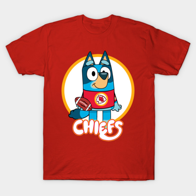 Bluey Chief Football - Bluey - T-Shirt | TeePublic