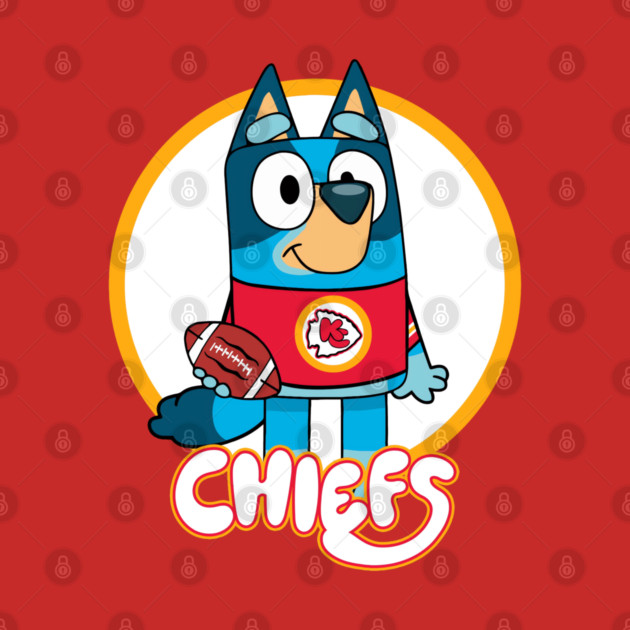 Bluey Chief Football - Bluey - T-Shirt | TeePublic