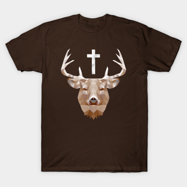 Hubert Hubertus Patron Saint of Hunters Stag Men - Saint Hubert - T ...