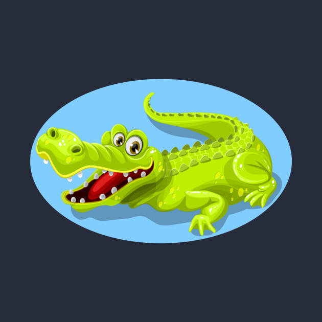 crocodile vector design