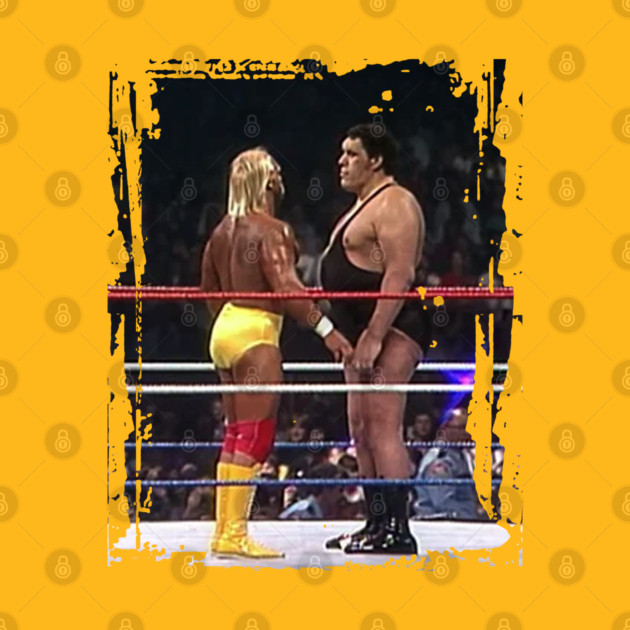 Vintage Andre the Giant vs Hulk Hogan - Andre The Giant - T-Shirt ...