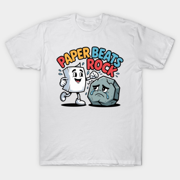 Paper Beats Rock - Intelligence - T-Shirt | TeePublic