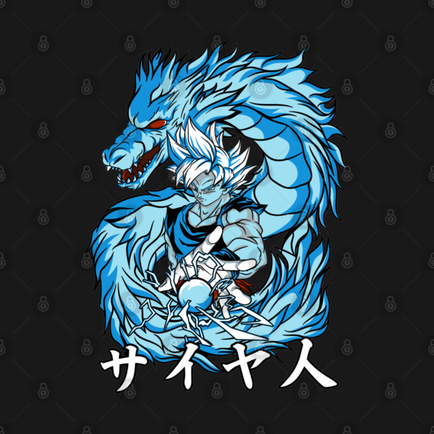 Dragon Ball | Goku Ultra Instinct & The Ice Dragon Fan Art - Dragon ...