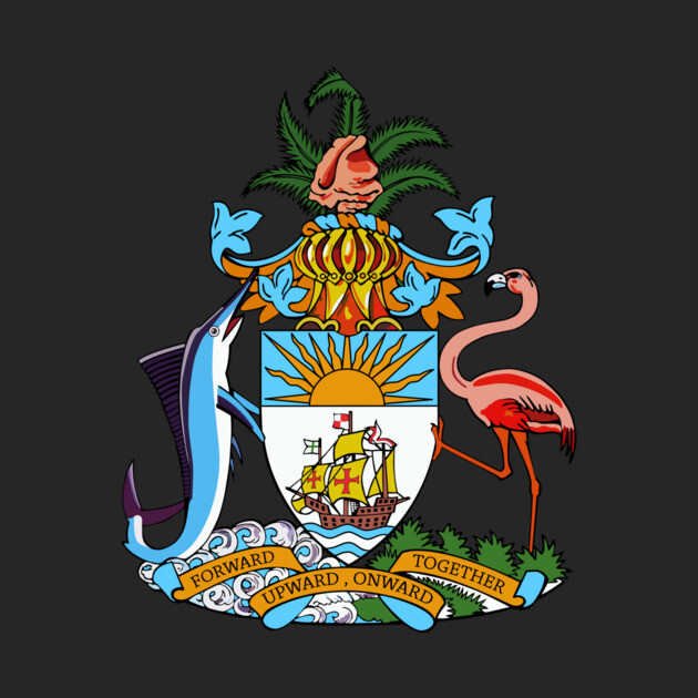 bahamas coat of arms coloring page