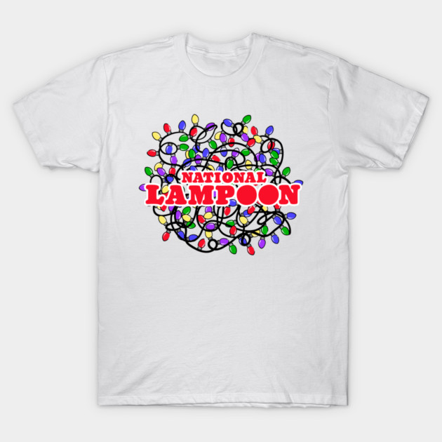 National Lampoon Red Christmas Lights Logo - National Lampoon - T-Shirt ...