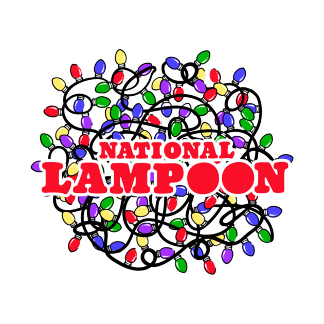 National Lampoon Red Christmas Lights Logo - National Lampoon - T-Shirt ...