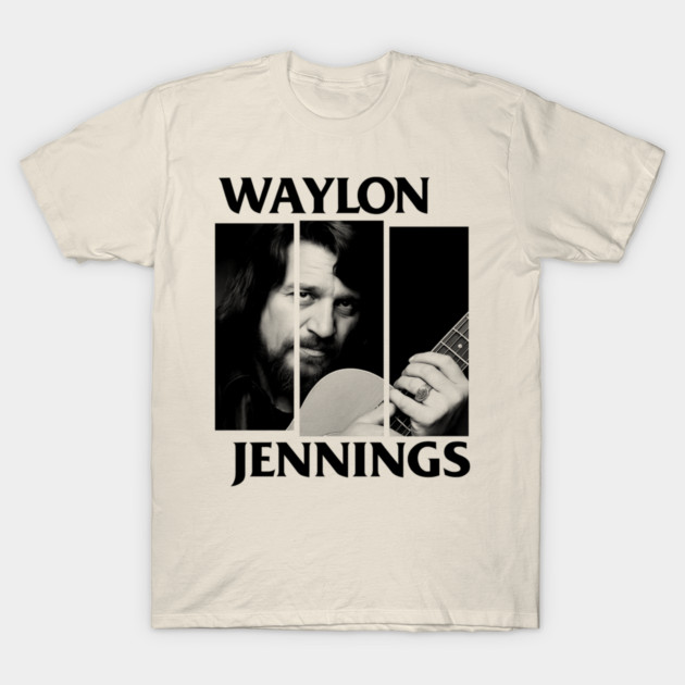 Waylon Jennings // Bt - Waylon Jennings - T-Shirt | TeePublic