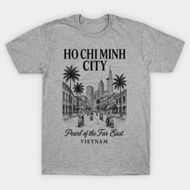Ho Chi Minh City Urban Streetline Illustration - Ho Chi Minh City - T ...