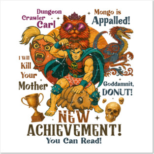 Dungeon Crawler Carl Retro 90s Posters and Art Prints for Sale | TeePublic