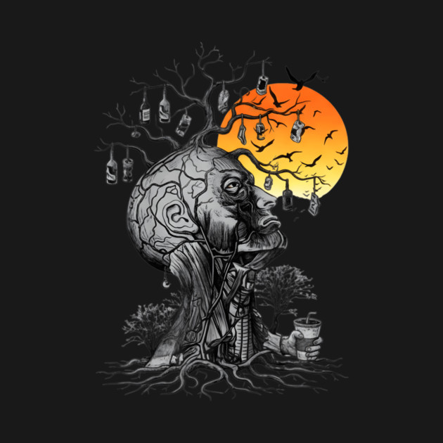 Hu Tree Artwork For Party - Party Lover Art - T-Shirt | TeePublic