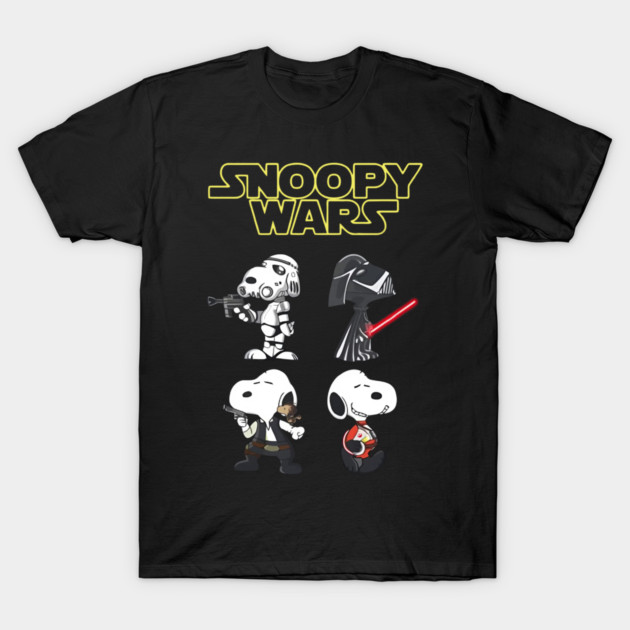 Snoopy Wars Star Wars Peanuts Parody - Snoopy Wars - T-Shirt | TeePublic