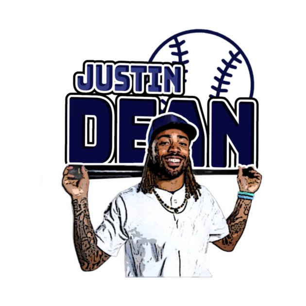 Justin Dean - Baseball Player - T-Shirt | TeePublic
