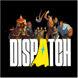 Dispatch Game Invisigal Shadow Flip Posters and Art Prints for Sale ...