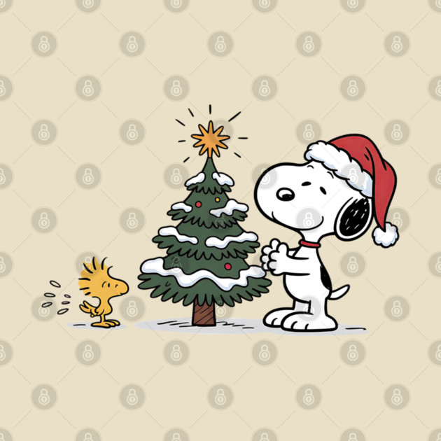 Cute Spoony Peanuts Christmas Holiday - Christmas - T-Shirt | TeePublic