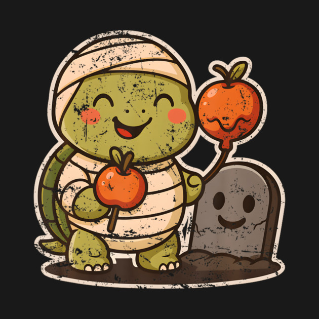 Turtle Mummy With Candy Apples - Turtle Mummy - T-Shirt | TeePublic