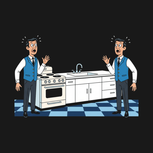 Darrin Stephens face off - Bewitched - T-Shirt | TeePublic