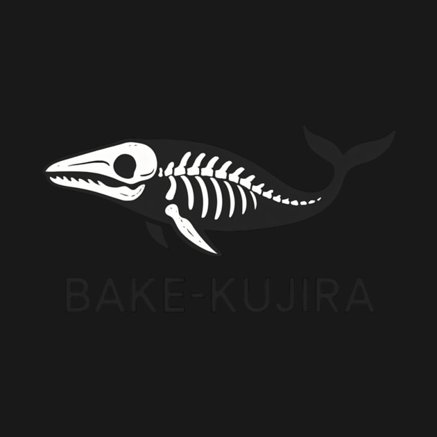 Bake Kujira Japanese Ghost Whale Skeleton - Bake Kujira - T-Shirt ...