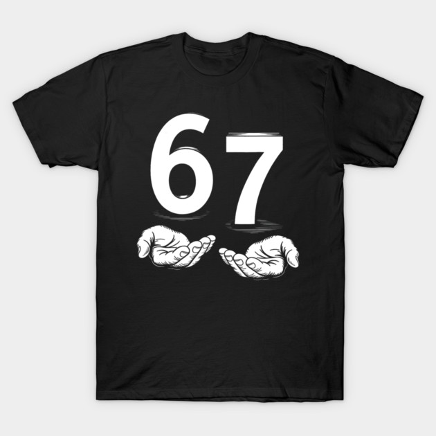 Gen Alpha Slang 6 7 Hands - Gen Alpha Trends - T-Shirt | TeePublic