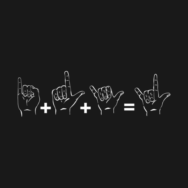 ASL Ily Math American Sign Language Deaf Education Major - Asl Ily Math ...