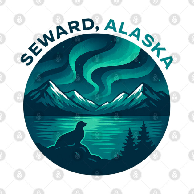 Seward Alaska Northern Lights – Resurrection Bay Wildlife Design ...