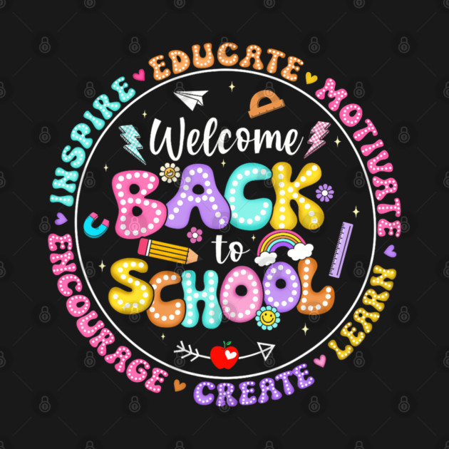 Groovy Welcome Back To School 2025 For Teacher - Groovy Back School - T ...