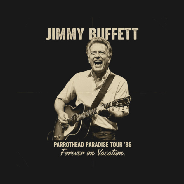 Jimmy Buffett 80s Musician - Jimmy Buffett - T-Shirt | TeePublic