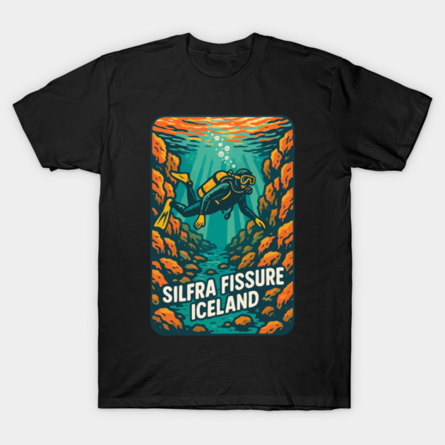 Silfra Fissure Iceland Diving - Silfra Fissure Iceland Diving - T-Shirt ...