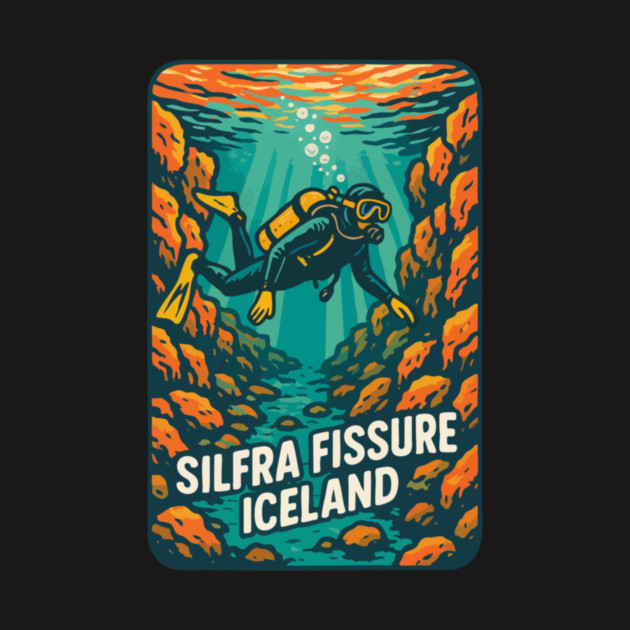 Silfra Fissure Iceland Diving - Silfra Fissure Iceland Diving - T-Shirt ...