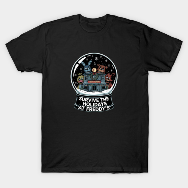 FNAF Christmas Fanart - Five Nights At Freddys - T-Shirt | TeePublic