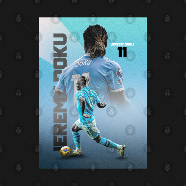 Jeremy Doku - Manchester City - T-Shirt | TeePublic