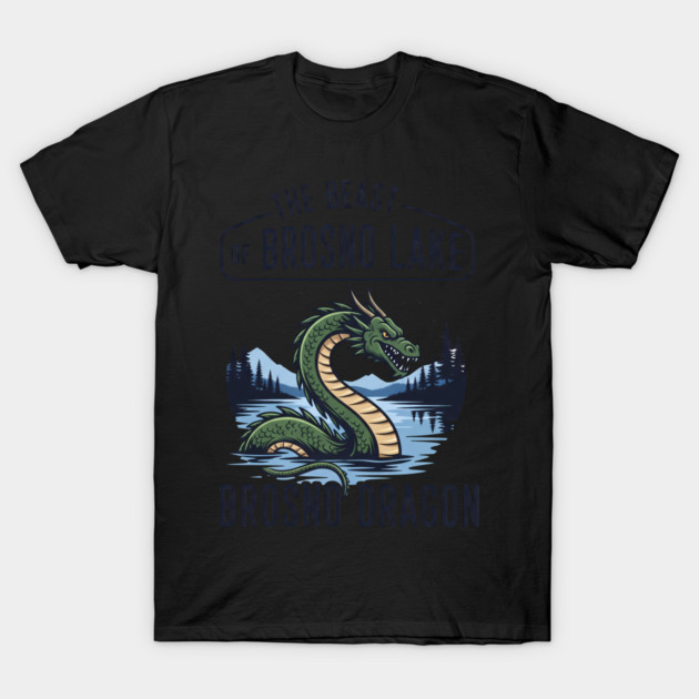Brosno Dragon Lake Monster Mythical Creature - Brosno Dragon - T-Shirt ...