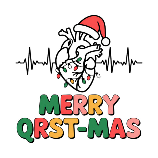Cardiology Nurse Christmas ECG Heart Anatomy Tachy Cvicu Icu ...