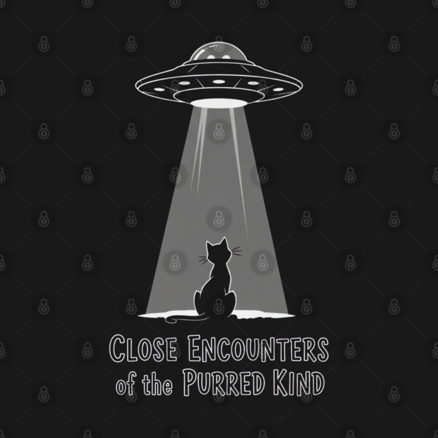 Purred Kind Encounter - Cat - T-Shirt | TeePublic