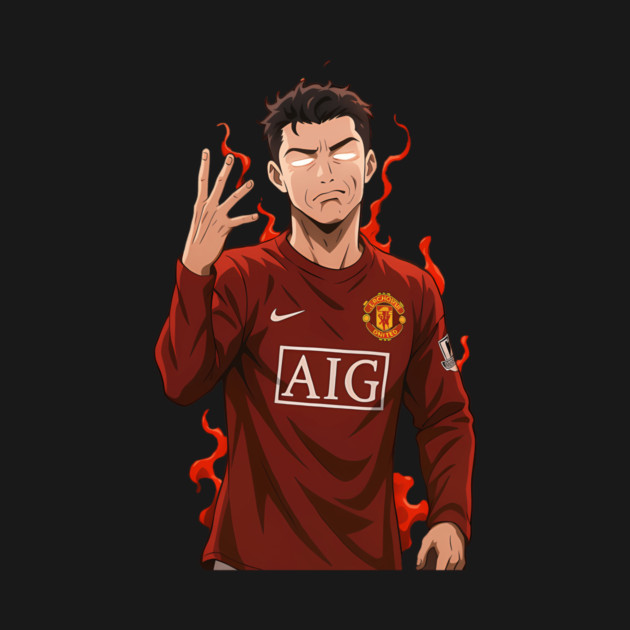 Cristiano Ronaldo Anime Art Blue Lock Inspired Football Legend ...