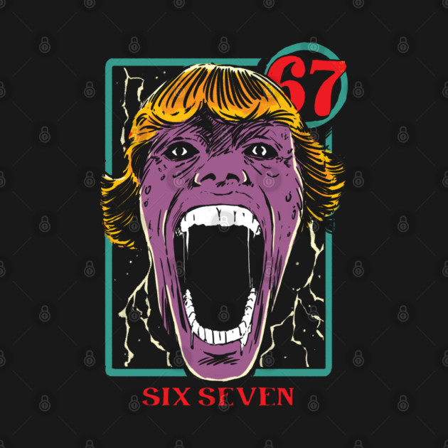 67 six seven 6 7 number meme retro vintage - 67 Meme - T-Shirt | TeePublic