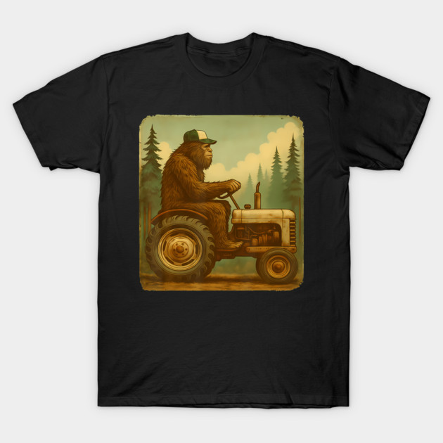 Bigfoot Tractor Farmer For Farming Farm Dad - Bigfoot Tractor Farmer ...