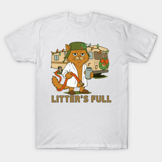 Funny Cat Christmas litters full - Christmas Sweater - T-Shirt | TeePublic